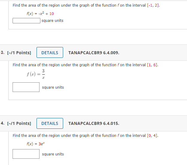 Solved Find the area of the region under the graph of the | Chegg.com