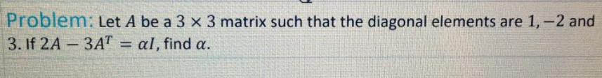 Solved Problem. Let A and B be two nxn matrices such that AB | Chegg.com