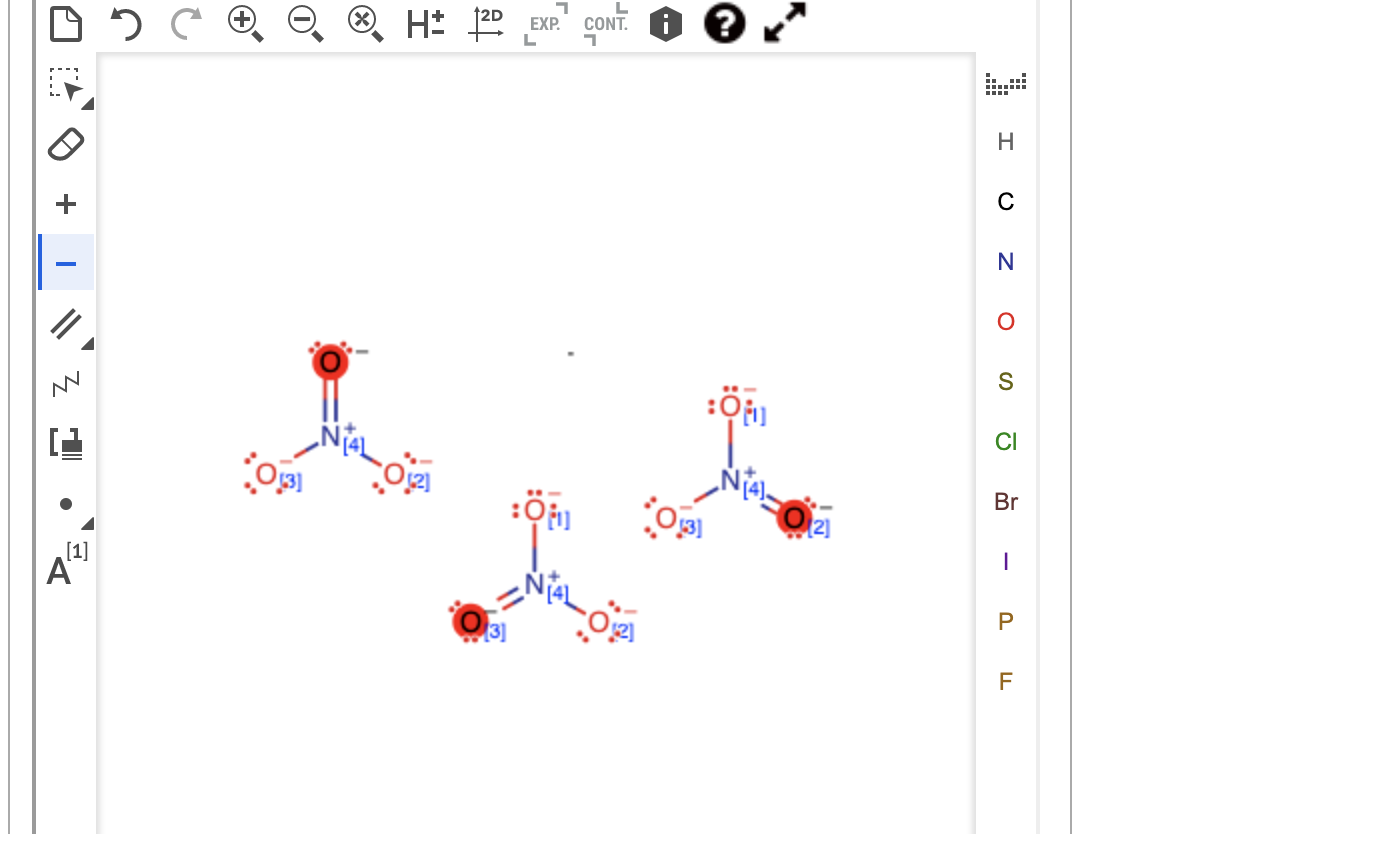 Solved Draw the possible resonance structures for the | Chegg.com