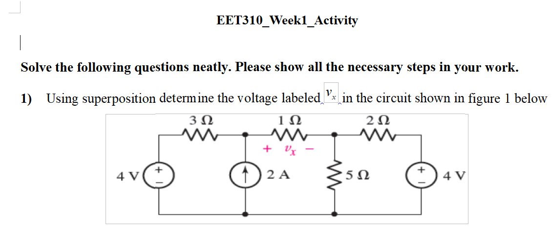 Solved Solve the following questions neatly. Please show all | Chegg.com