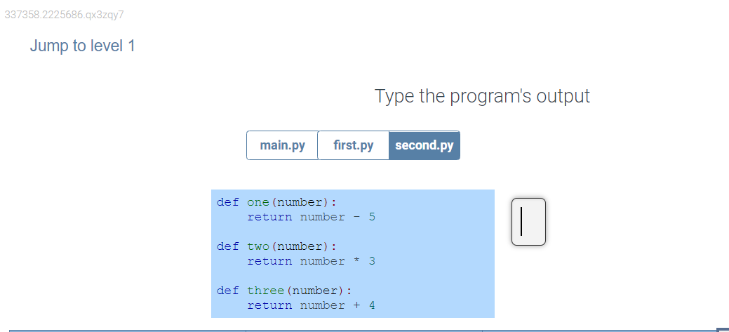 Solved 337358.2225686.qx3zqy7 Jump to level 1 Type the | Chegg.com