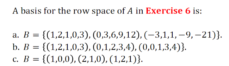 Solved Consider the two row equivalent matrices A and A”, | Chegg.com