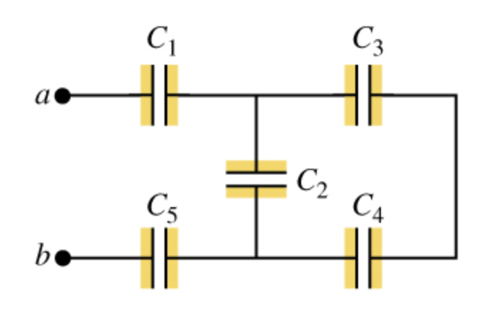 Solved In the figure (Figure 1), C1 = C5 = 8.1 μF and C2= C3 | Chegg.com
