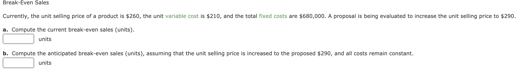Solved Relevant Range and Fixed and Variable costs Vagel | Chegg.com