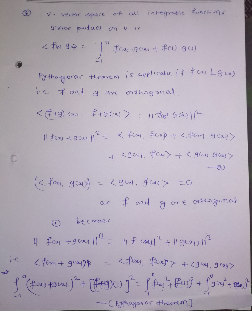 Solved ot v- vector space all integrable functions Toner | Chegg.com