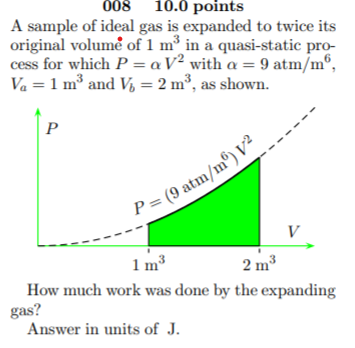 Solved A sample of ideal gas is expanded to twice its | Chegg.com