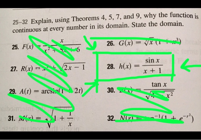 Solved Explain, using Theorems 4, 5, 7, and 9, why the | Chegg.com