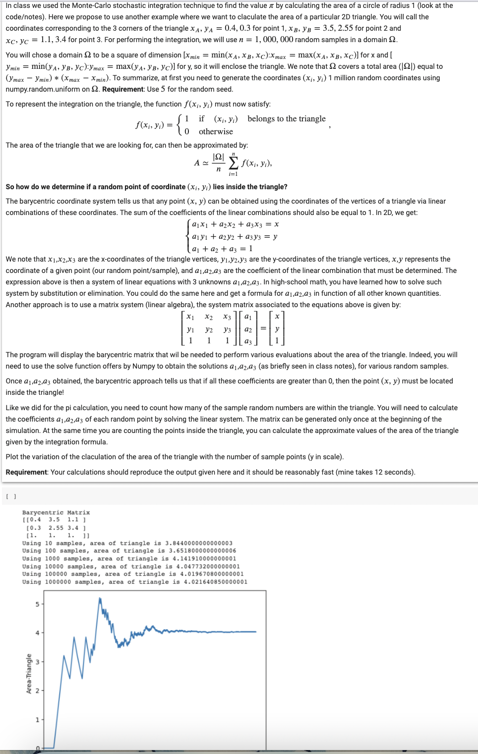 Solved In class we used the Monte-Carlo stochastic | Chegg.com
