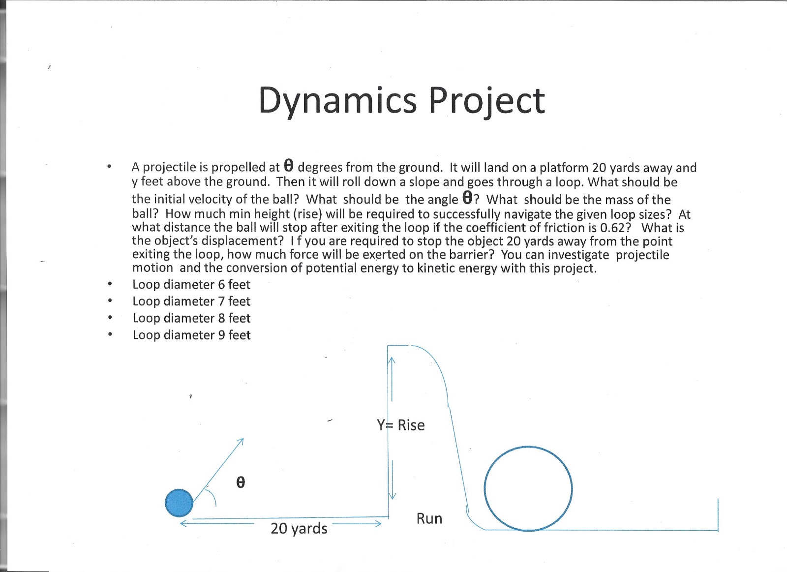 Solved Dynamics Project - ﻿A projectile is propelled at | Chegg.com
