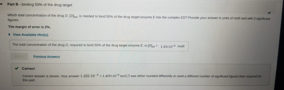 Solved Learning Goal: Learn how changes in binding free | Chegg.com