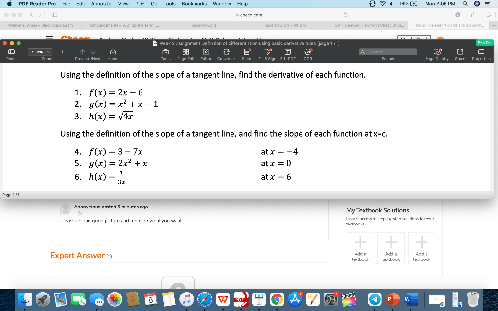 Solved PDF Reader Profile Edit Annotate View PDF Go Tools | Chegg.com