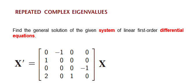 Solved And give the general solution to this type of | Chegg.com