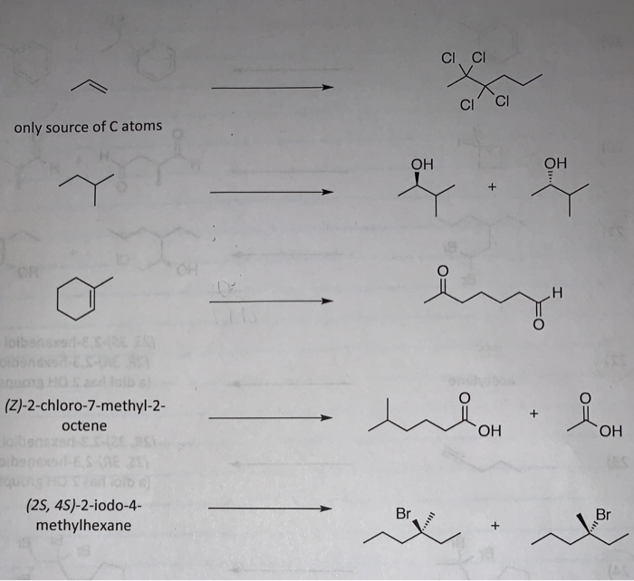 Solved CI Cl Cl Cl only source of C atoms OH OH | Chegg.com Solved CI Cl Cl Cl only source of C atoms OH OH | Chegg.com