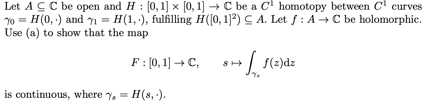Let K⊆C be compact and G:K→C a continuous function. | Chegg.com
