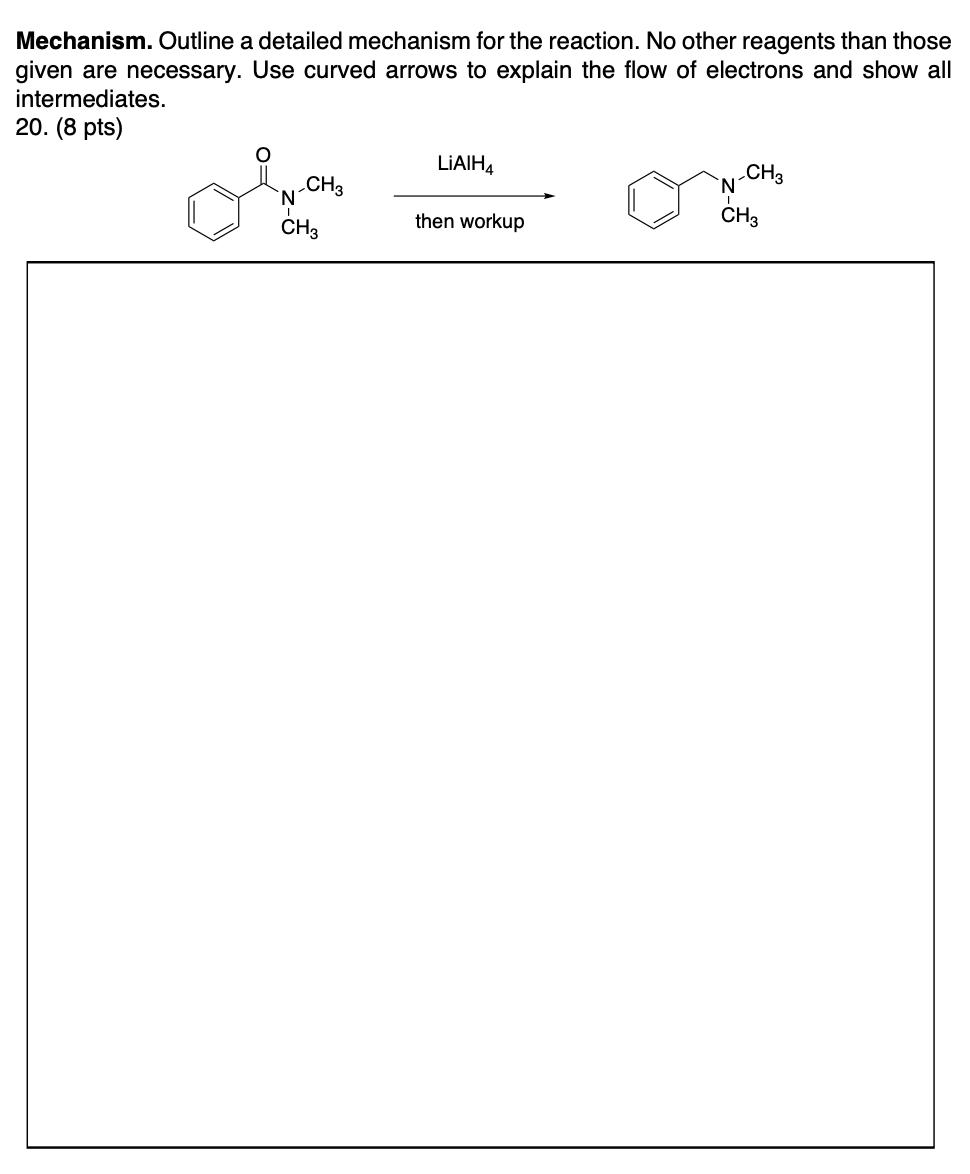 Solved Mechanism. Outline a detailed mechanism for the | Chegg.com