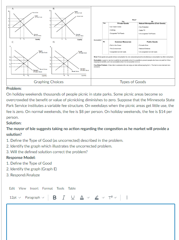 Solved Rival: Rival goods are goods whose consumption by one | Chegg.com