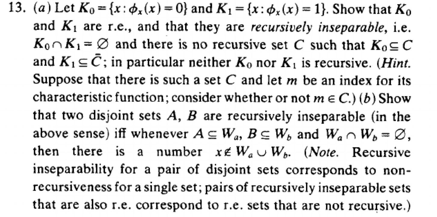 r.e. means recursively enumerable. the class is | Chegg.com
