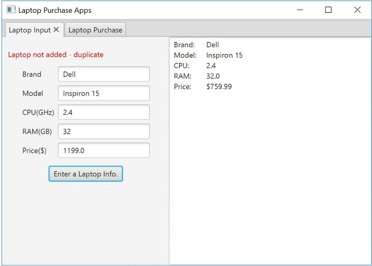 Need help completing two classes to Write a JavaFX | Chegg.com