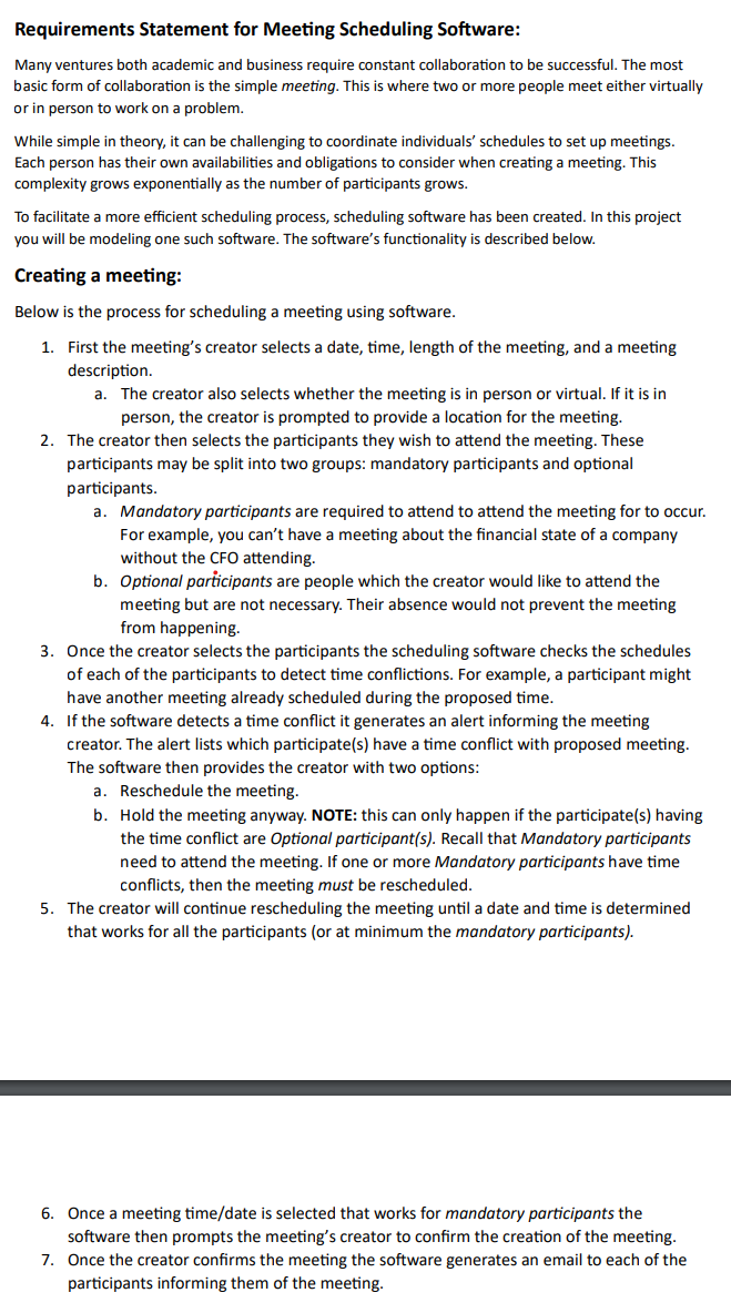 Solved SysML Assignment: Using the Requirements Statement | Chegg.com