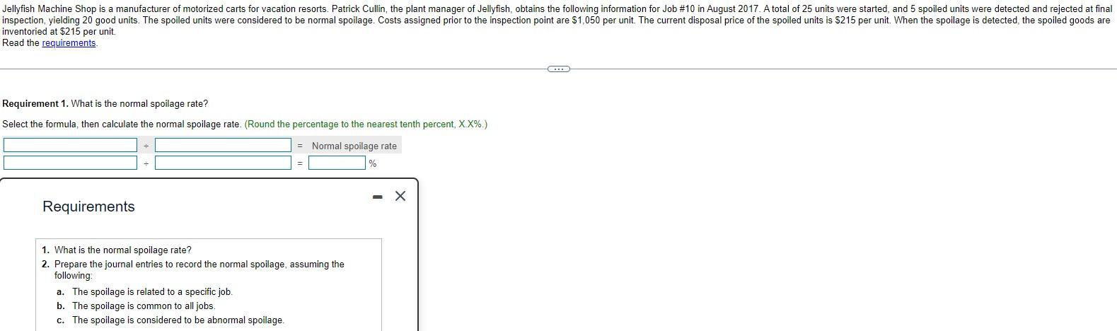 Solved inventoried at $215 per unit. Read the requirements. | Chegg.com