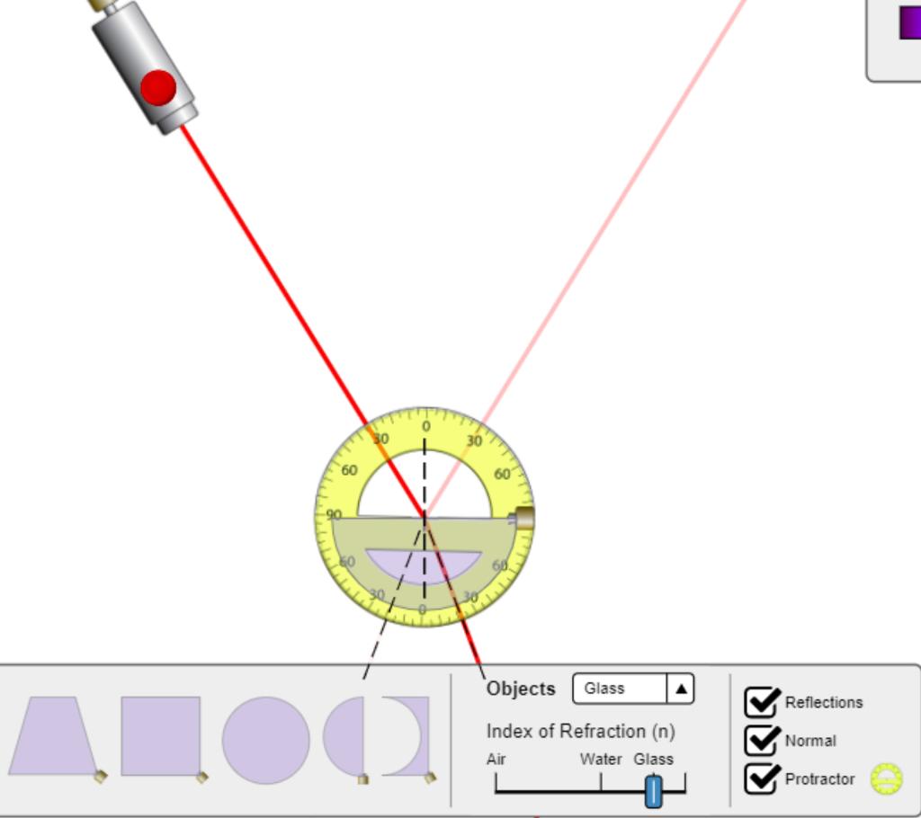 Solved Table 1: Reflection Ray 1 ei Or % difference 3 0 So | Chegg.com