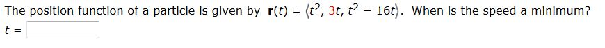 Solved The position function of a particle is given by r(t) | Chegg.com