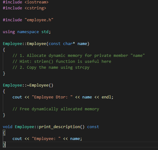 Solved Finish the tasks based on the given skeleton codes. | Chegg.com