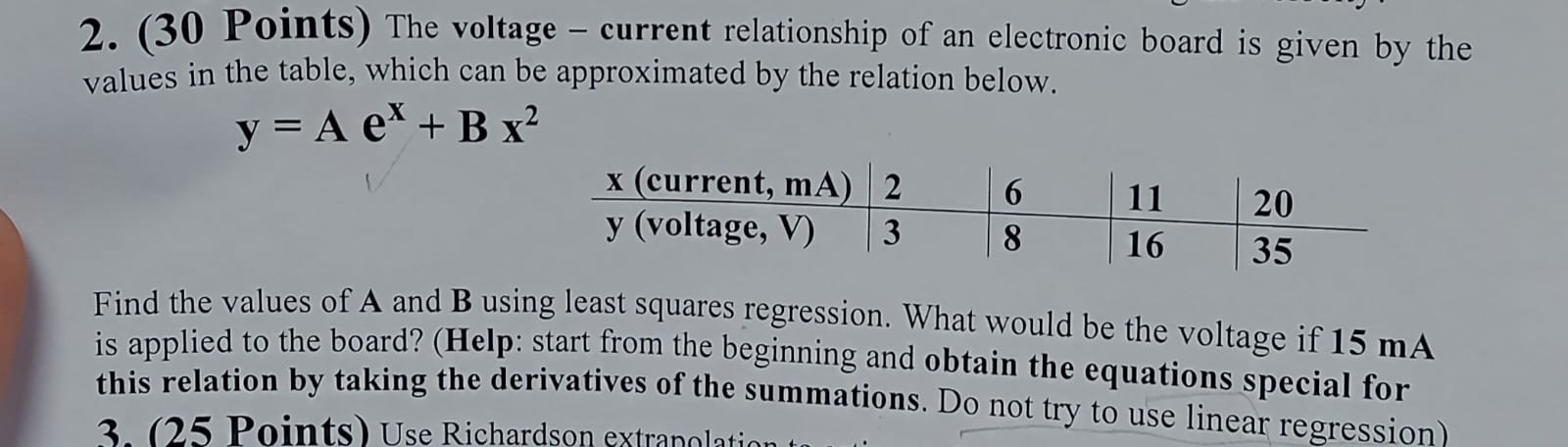 Solved 2. (30 Points) The voltage - current relationship of | Chegg.com Solved 2. (30 Points) The voltage - current relationship of | Chegg.com