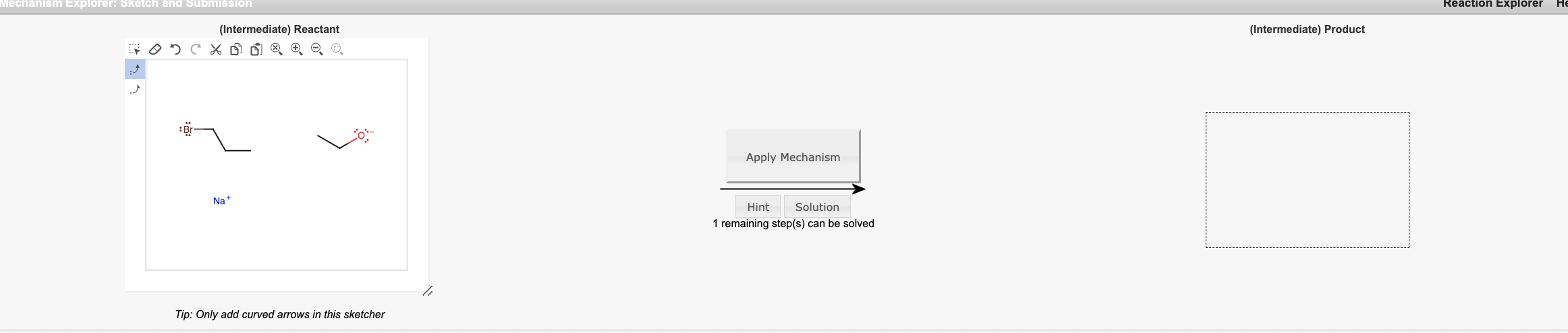 Solved Mechanism Explorer: Sketch and Submission | Chegg.com