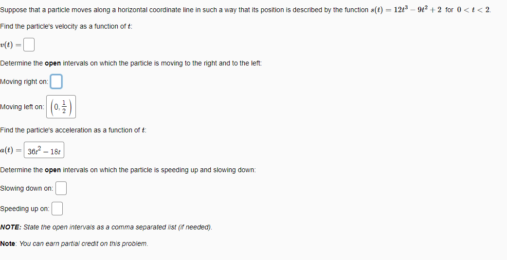 Solved Suppose that a particle moves along a horizontal | Chegg.com