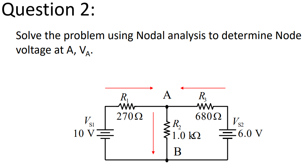 Solved Solve the problem using Nodal analysis to determine | Chegg.com Solved Solve the problem using Nodal analysis to determine | Chegg.com
