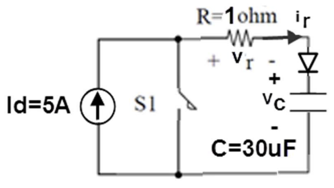 Solved Given the following switching circuit and the | Chegg.com
