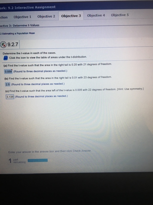 Solved ork: 9.2 Interactive Assignment ction Objective 1 | Chegg.com