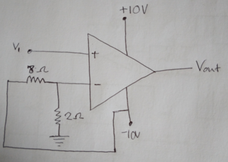 Solved Given the comparator circuit and that V1=10sint | Chegg.com
