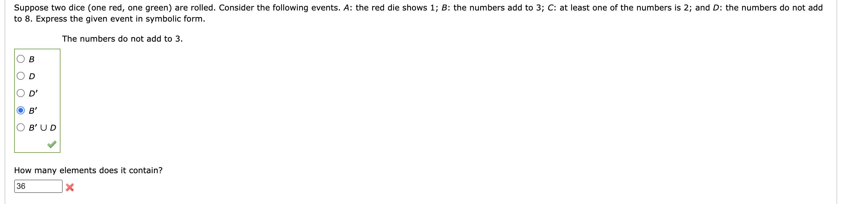 Solved to 8. Express the given event in symbolic form. The | Chegg.com