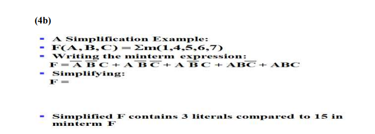 Solved Problem 4. (20 Points) Complete the following Maxterm | Chegg.com