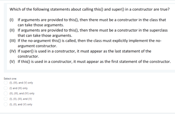 Solved Which of the following statements about calling | Chegg.com