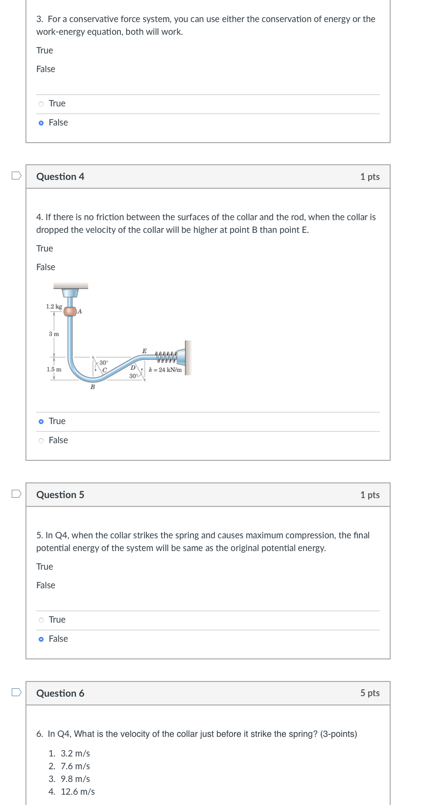 Solved It consists of short T/F questions so please help | Chegg.com