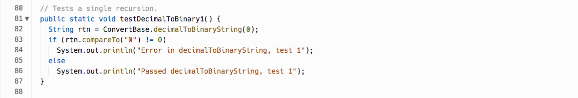 Solved Create 5 test cases for each of the methods(3 methods | Chegg.com