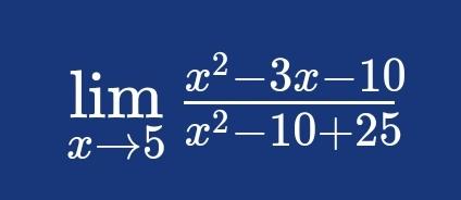 Solved limx→5x2−10+25x2−3x−10 | Chegg.com