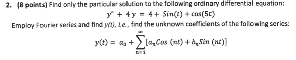 Solved Please solve this question with real numbers (don't | Chegg.com