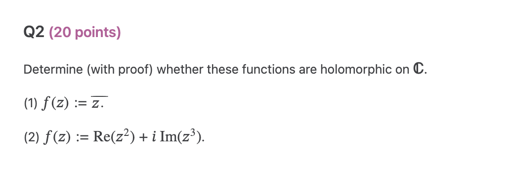 Solved Determine (with proof) whether these functions are | Chegg.com