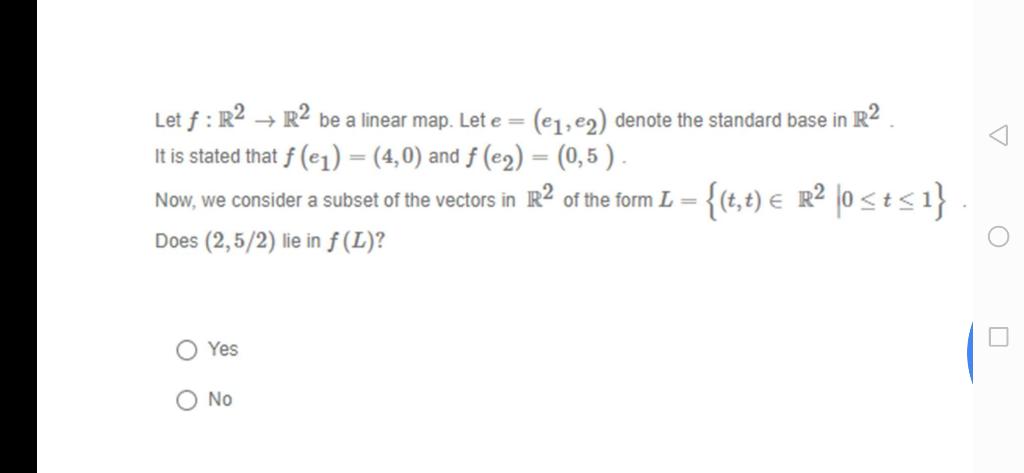 Solved Let U denote the subspace in R3 given by: U = span | Chegg.com