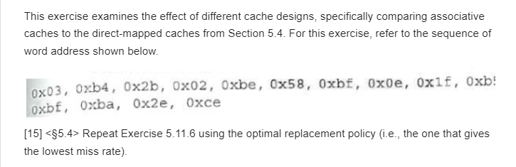 Solved This exercise examines the effect of different cache | Chegg.com