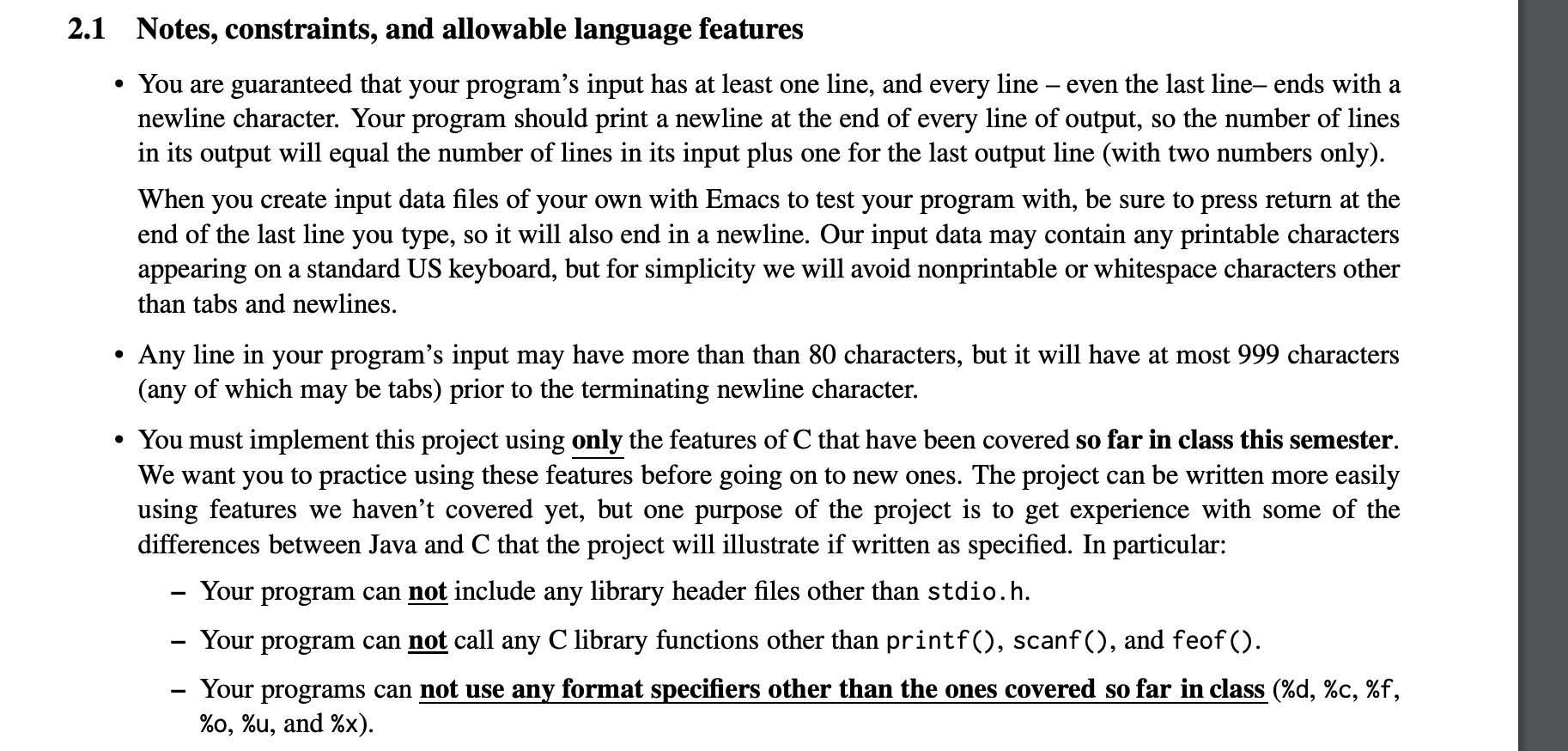 Solved Need help in C !! Especially on tab character | Chegg.com