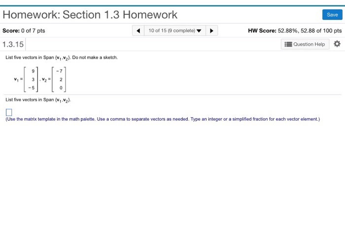 Solved Homework Section 1 3 Homework Score 0 Of 7 Pts