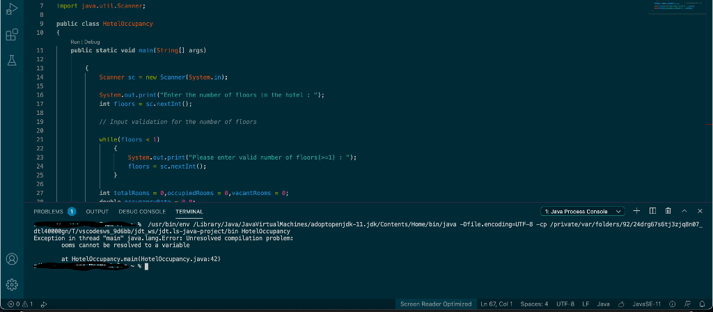 Solved Hotel Occupancy A hotel’s occupancy rate is | Chegg.com