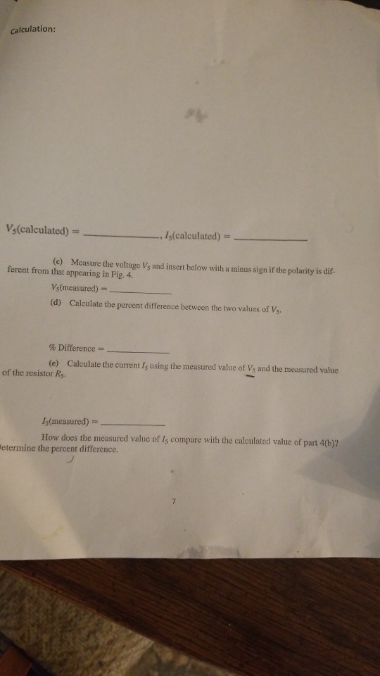 Solved How do the calculated and measured results compare? | Chegg.com