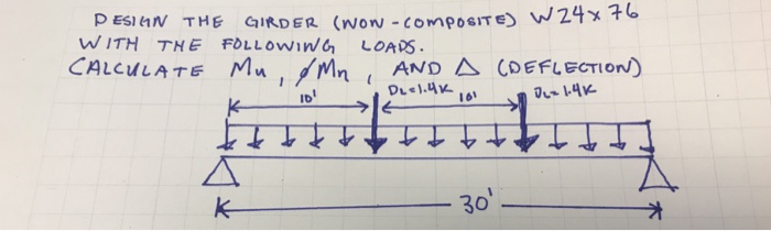 Solved PosITe) W24x WITH THE FOLLOWIWLOADS CALCULATE Mni/Mn? | Chegg.com