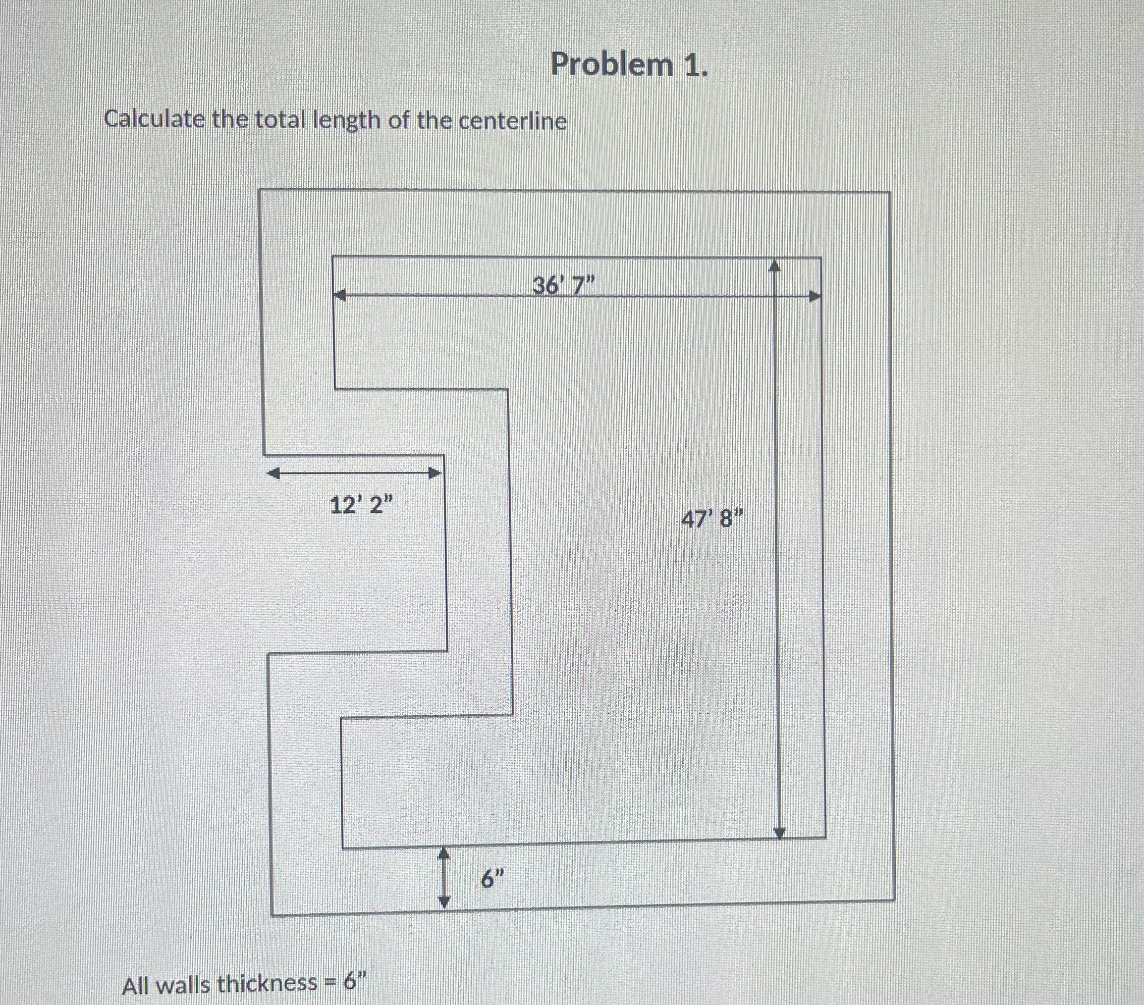 Solved Calculate the total length of the centerline All | Chegg.com